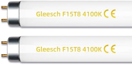 coospider-repta F15T8/DL 6500K 15W 18" T8 Fluorescent Linear Tube Bulb ...