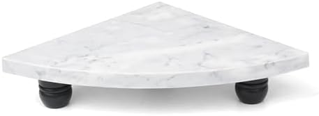 Amazon.com: Acacia Wood Corner Pedestal Stand Triangle Decorative ...