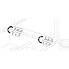 QCAA Heavy Duty 3 Fold Retro Chest Hinge, Half Surface for Chest ...
