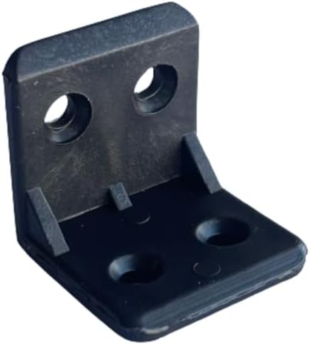 Amazon.com: Plastic L Brackets for Braces Joint 90 Degree Angle Corner ...