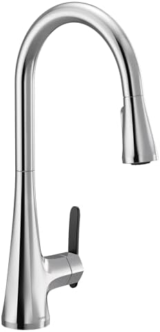 Moen S711 Waterhill One-Handle High Arc Kitchen Faucet, Chrome - Touch ...