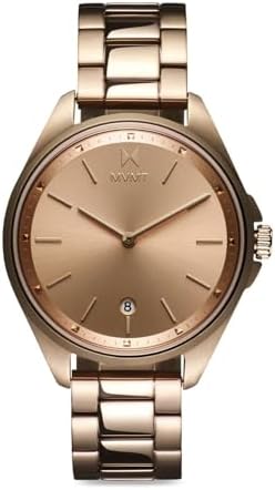 MVMT Women's Analog Rose Gold Dial Rose Gold Band Stainless Steel Watch ...