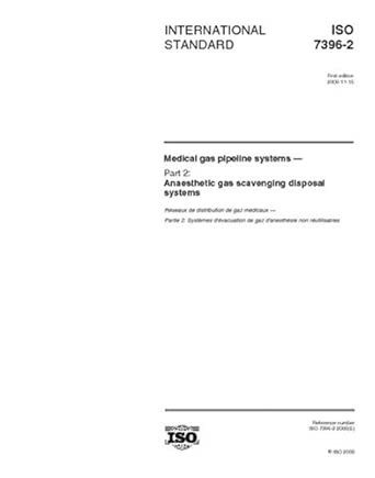 ISO 7396-2:2000, Medical gas pipeline systems - Part 2: Anaesthetic gas ...