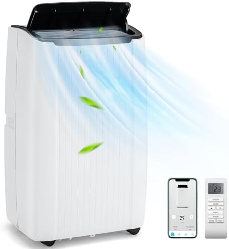 TANGZON 12000 BTU Portable Air Conditioner, WIFI Smart App Enabled, 6 ...