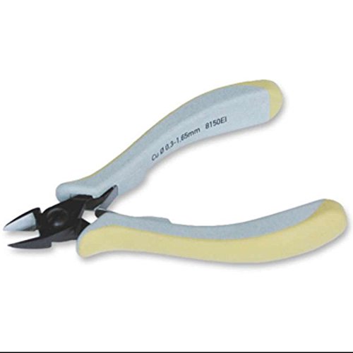 ESD-Safe Oval Head Micro Bevel Cutters with Cushion Grip Handles, 4-1/2 ...
