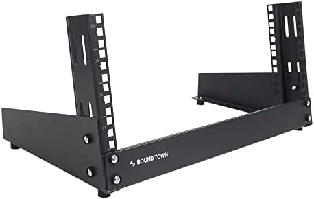 Amazon.com: StarTech.com 2-Post 4U Desktop Server Rack, Small Open ...