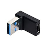 ・ブランド:cablecc・製造元:Cablecc・モデル:UC-357-DN・製造元/メーカー部品番号:UC-357-DN・タイプCコネクタは、90度下向きの角度です。・アダプターは、USB 3.0データと電源のみを転送します。・最大5G...