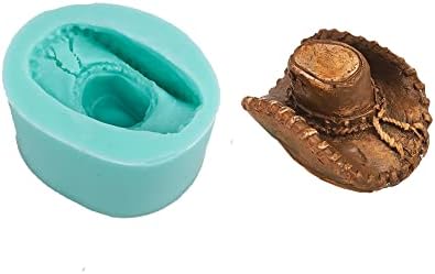Amazon.com: Wehous 2PCS Cowboy Hat Silicone Mold 3D Silicone Mold ...