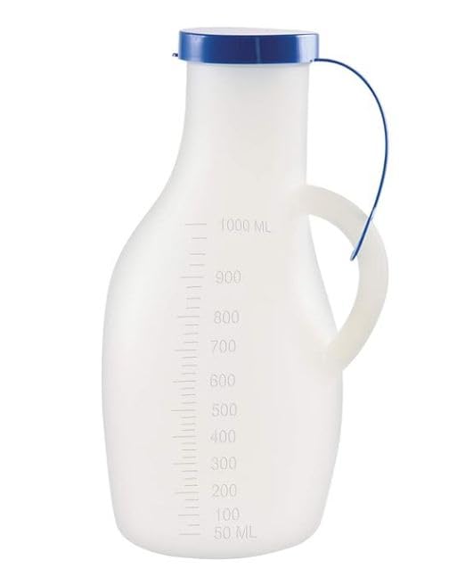 Plastic Urine Collector Pot With Cap For Male Bed Patients Urine Pot ...