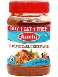 MR & SONS Aachi Tomato Garlic Rice paste - 200g (Buy 1 get 1) & MJR Bat ...