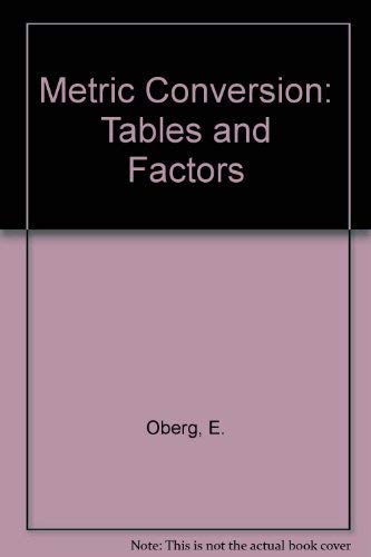 Buy Metric Conversion: Tables and Factors Book Online at Low Prices in ...