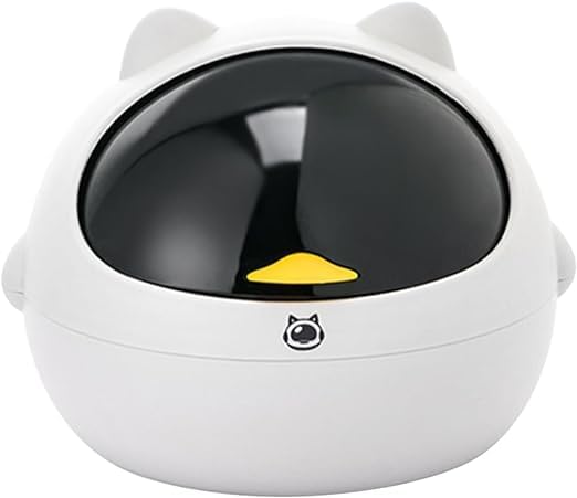 RELEMTRA Waste Storage Garbage Mini Dustbin With Lid For Office Desk ...