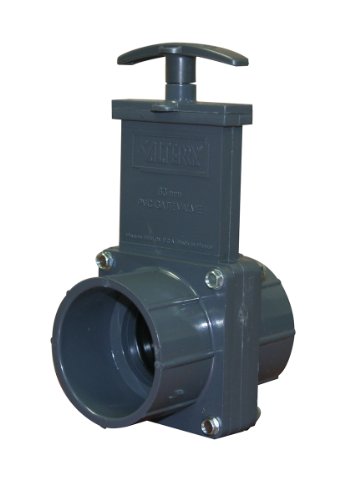 Valterra 8201 PVC Metric Gate Valve, Gray, 63 mm Slip - Commercial ...