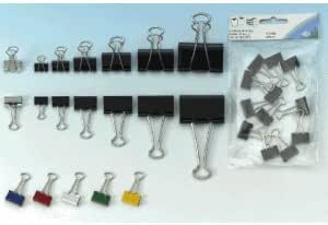 Amazon.co.jp: WEDO Box of 12 Fold Back Clips Large 19mm Thickness 7mm ...