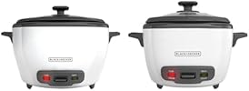 Amazon.com: BLACK+DECKER 16-Cup Rice Cooker, RC516, 8-Cup Uncooked Rice ...