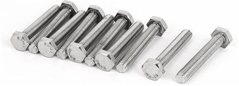 FULLY THREADED BOLTS SCREWS M10 x 60 mm A2 HEX HEXAGON HEAD DIN 933 5 ...