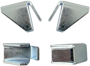 Amazon.com: 4 Pieces-Removable Metal Shelf Support Clips Inside Storage ...