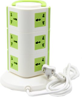 Sanjanamall Vertical Power Socket Powerboard Outlet Plug USB Charger ...