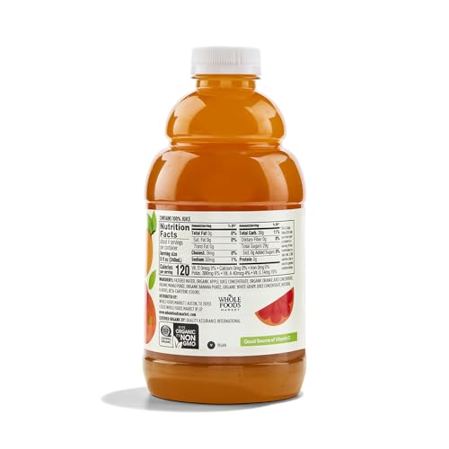 Snapklik.com : 365 By Whole Foods Market, Organic 100% Juice, Flavored ...