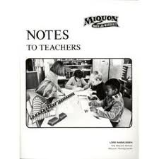 Miquon Math Notes To Teacher's byRasmussen | Amazon.com.br