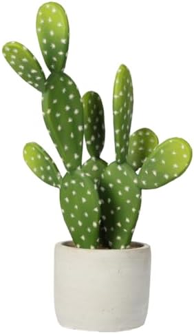 Amazon.com: BRIGHTFUFU Set of 3 Miniature Artificial Cactus Figurines ...