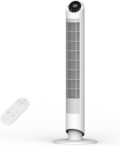 Amazon.com: hykolity 40'' Tower Fan for Bedroom, 90° Oscillating ...