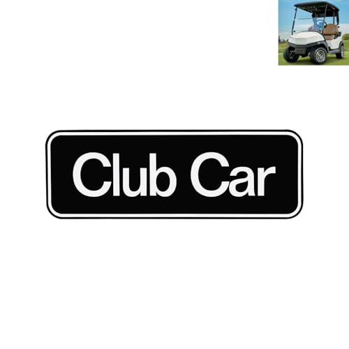 Drive-up Name Plate for Club Car Tempo Emblem Silver for Golf - Want It All