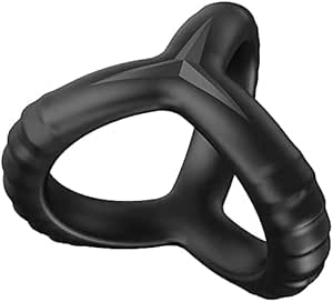 Amazon.com: Silicone Penis Ring for Men, 3 in 1 Ultra Soft Stretchy Cock Ring, Triangular Penis ...