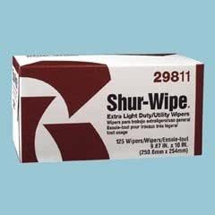 Amazon.com: Shur-Wipe Two Ply Paper Utility Wipers. 10 1/4 x 12. White ...