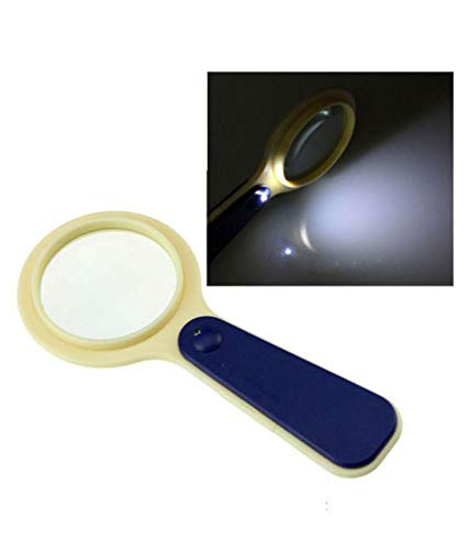 VR CREATIVES Magnifying Glass Led Illuminant 5X Magnification Hand Held ...