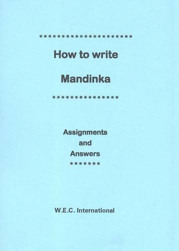 Amazon | How to Write Mandinka | Words & Language