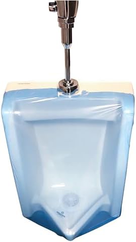 Toilet Wrap | Blue, Out-of-Order Urinal Cover Film | Made in USA | Used ...