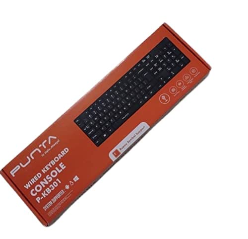 Punta P-KB301 Wired Console USB Standard Keyboard (2 Pc) : Amazon.in ...