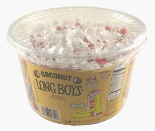 Amazon.com: Long Boys Coconut 130 Piece Tub by Atkinson Candy [Foods ...