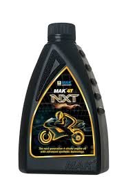 MAK LUBRICANTS MAK 4T Nxt Semi-Synthetic Bike Engine Oil, 1L ...