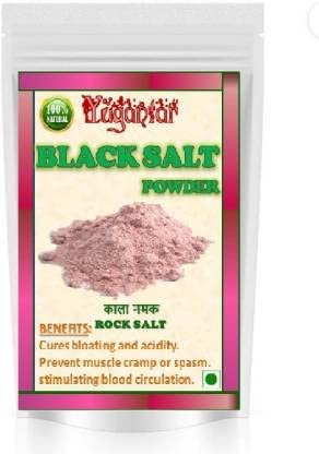 Yugantar Fresh Natural Black Salt Powder (Kala Namak) Black Salt (Pack ...