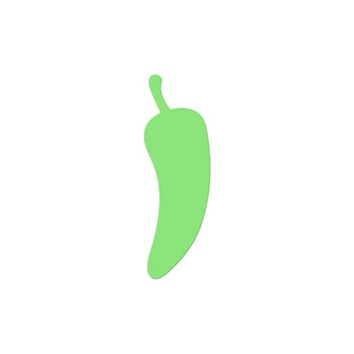 Amazon.com: Paper Jalapeno Pepper Die Cut Cutout Shapes Party ...