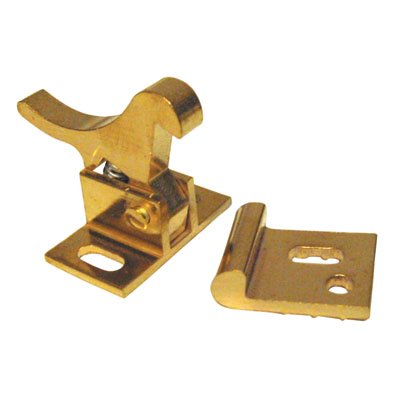 Extra Heavy Duty Elbow Catch Polished Brass - Cabinet And Furniture ...