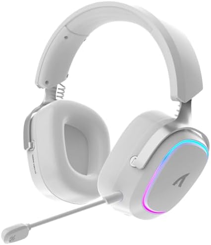 ATTACK SHARK G800 Kabelloses Gaming-Headset, 7.1 Surround-Sound, Memory ...