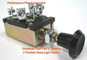 Amazon.com: Rat Rod Street Rod Universal Push Pull Headlight Lamp Switch : Automotive
