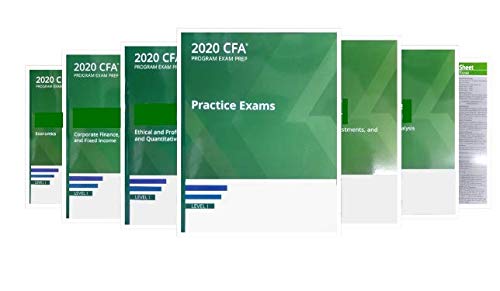 Buy 2020 CFA Level 1 Kan Schweser Notes: Books 1-5, Practice Exam Vol 1 ...