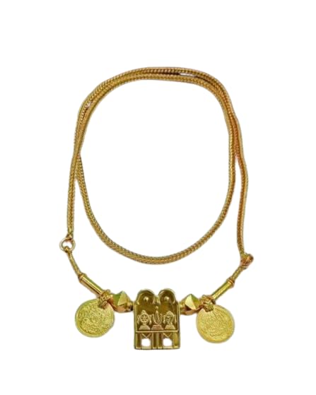 Buy "VK GOLD COVERING nandha Thali Chain shanku chakram for Women ...