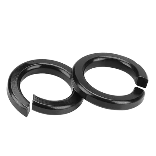 Snapklik.com : M4 Black Split Lock Washer, 18-8