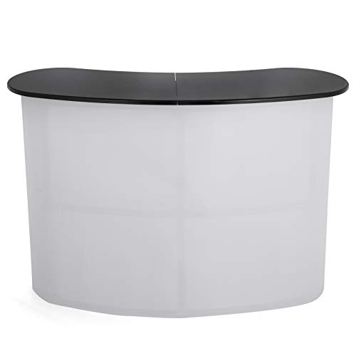 BananaB Stand de Foire Expo 130x40x98cm Table d’Exposition Pliable ...