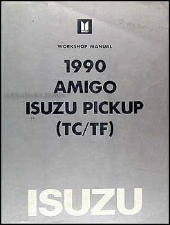 Originales Reparaturhandbuch für Isuzu Amigo & Pickup von 1990 ...