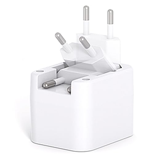 Snapklik.com : 2 Pack European Travel Plug Adapter Foldable European ...