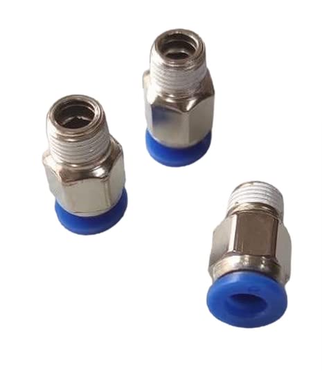 Pneumatic Push Type Male Connector Push in Joint Pneumatic Connector ...