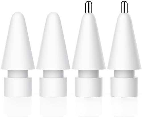 Amazon.com: 4 Pack for Apple Pencil Tips, Replacement Pen Tip ...