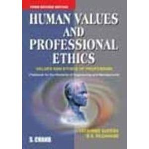Buy Professional Ethics and Human Values Book Online at Low Prices in ...