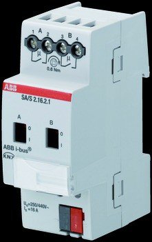 ABB Dimming Actuator Switch, 2 Channels, 16 A, REG : Amazon.co.uk: DIY ...